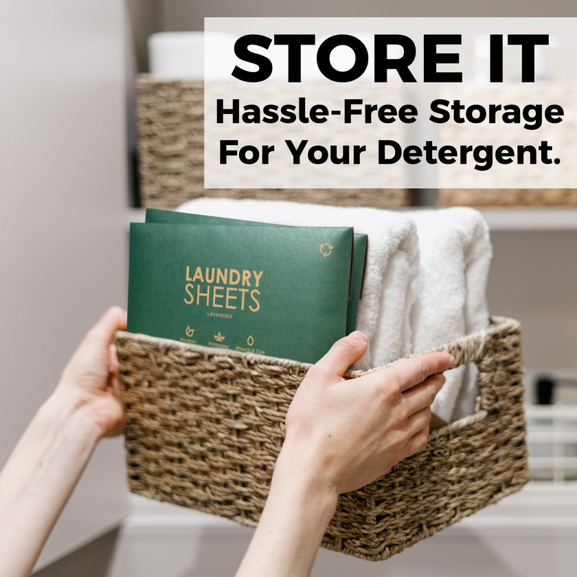 Eco-Friendly Laundry Sheets - Natural & Waste Free (Pack of 60 Strips ...