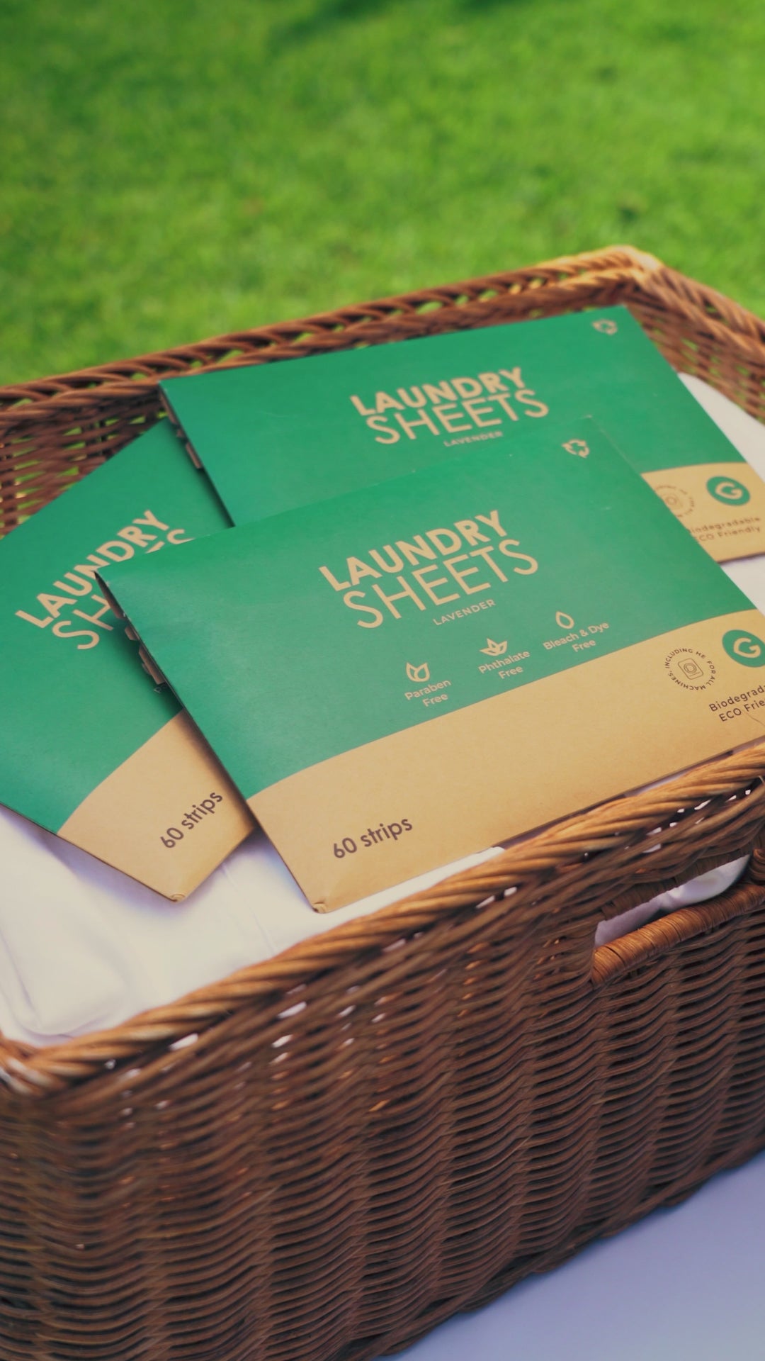 Eco Laundry Sheets – Plastic-Free Detergent (60 Strips) – Greenargen